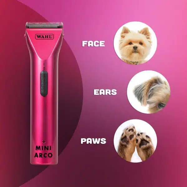 Mini Arco Pink Cordless Animal Trimmer | groomers world